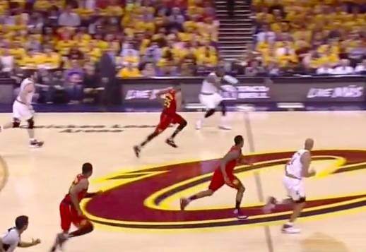 WATCH: LeBron James Delivers Perfect Cross-Court Bounce Pass – SLAM