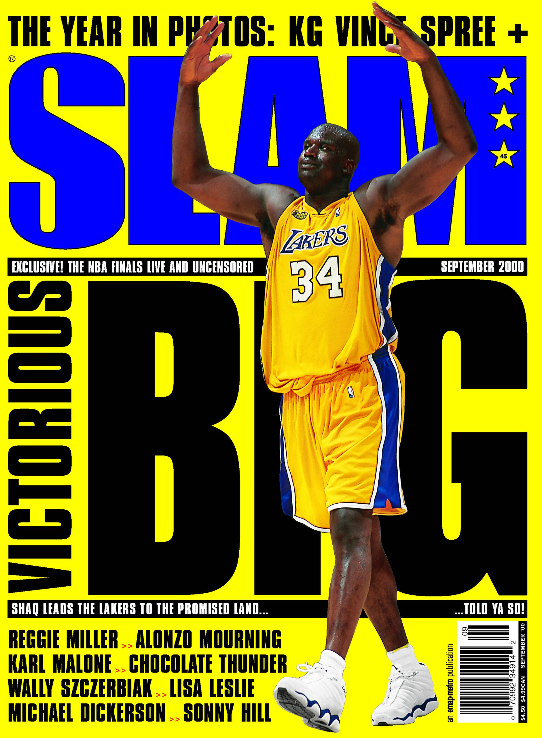 The SLAM Archives: SLAM 45 Featuring Shaquille O’Neal From September of ...