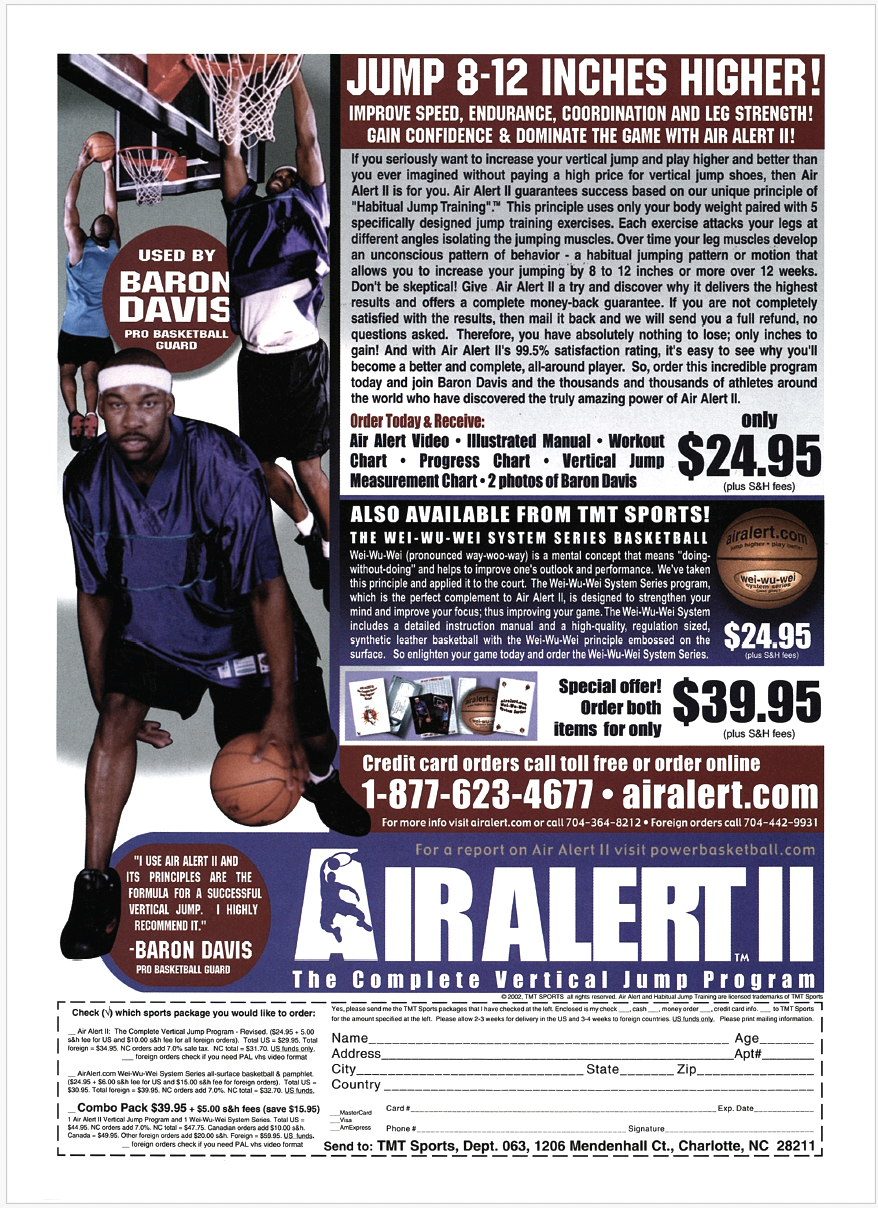 These OLD SLAM ADS Promised to Help You Dunk and Improve Your Vertical ...